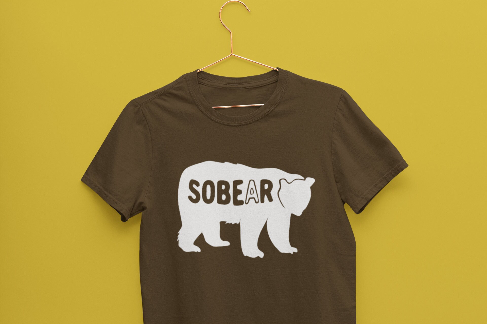 Sober Bear sober shirt Daddy Bear T-shirt Sobriety gift for - Etsy.de
