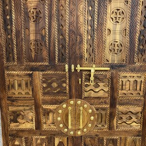 Moroccan Berber Door, Walnut Wood, Solid Door, Handmade Berber Door ...
