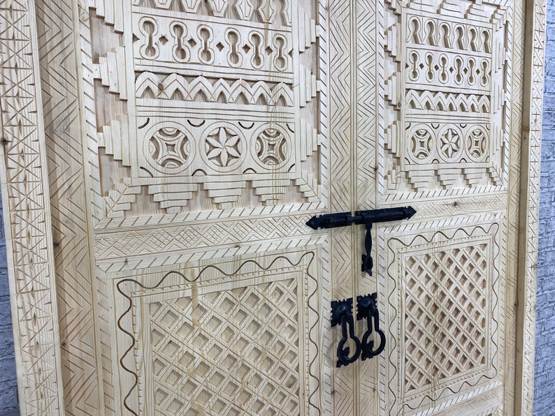 Lovely Moroccan Door Handmade Berber Door 100% Red Wood - Etsy