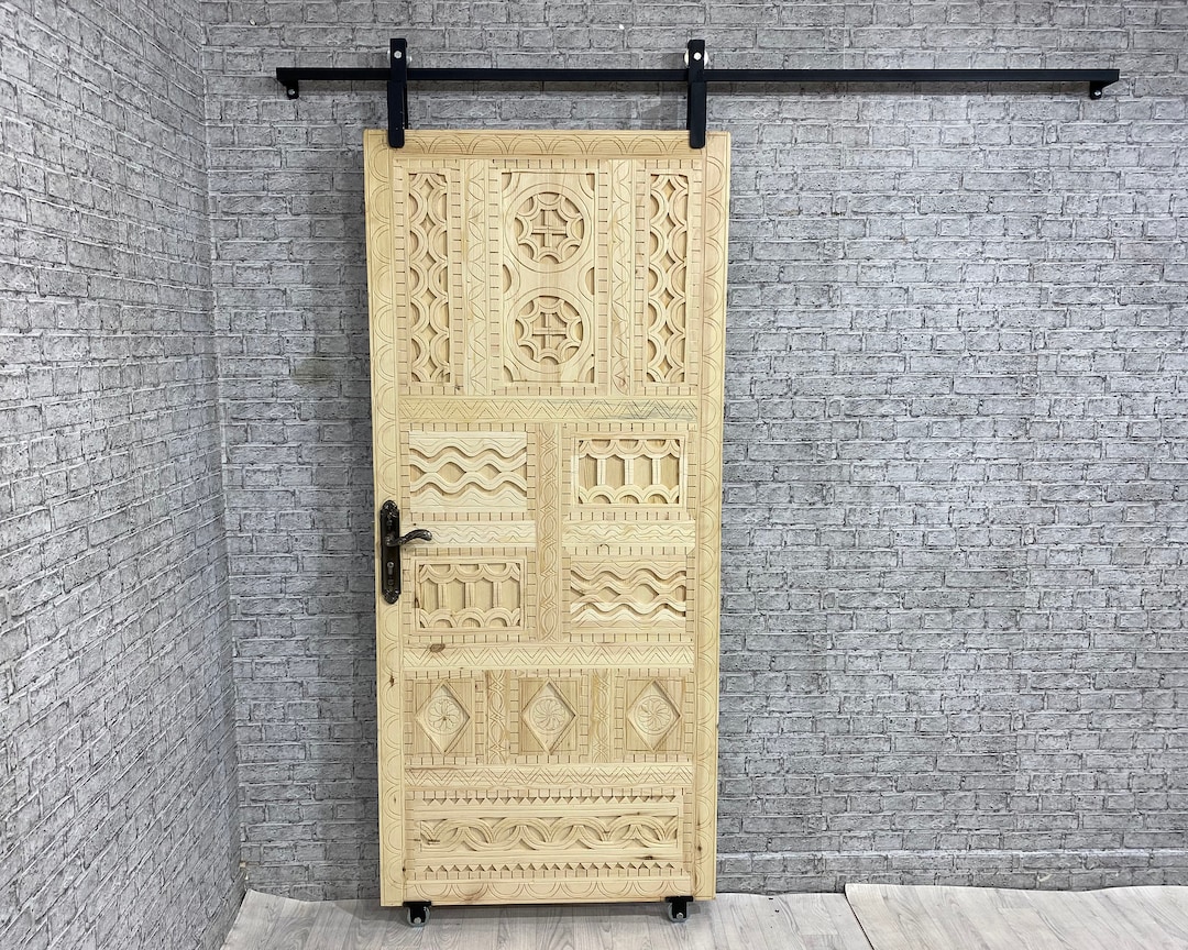 Moroccan Solid Door, Custom Berber Door, Interior Door, Custom Barn ...