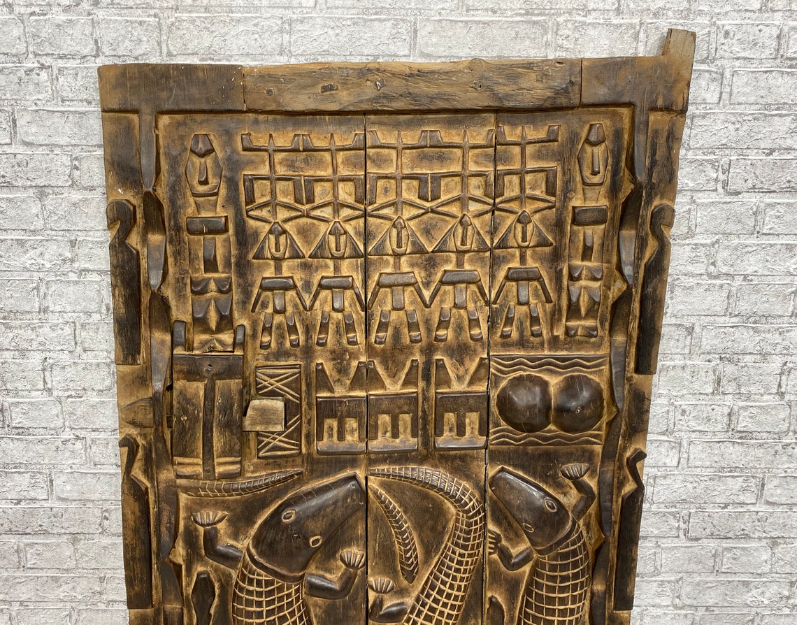 Dragon Door Old Mali Door African Traditional Door Door | Etsy