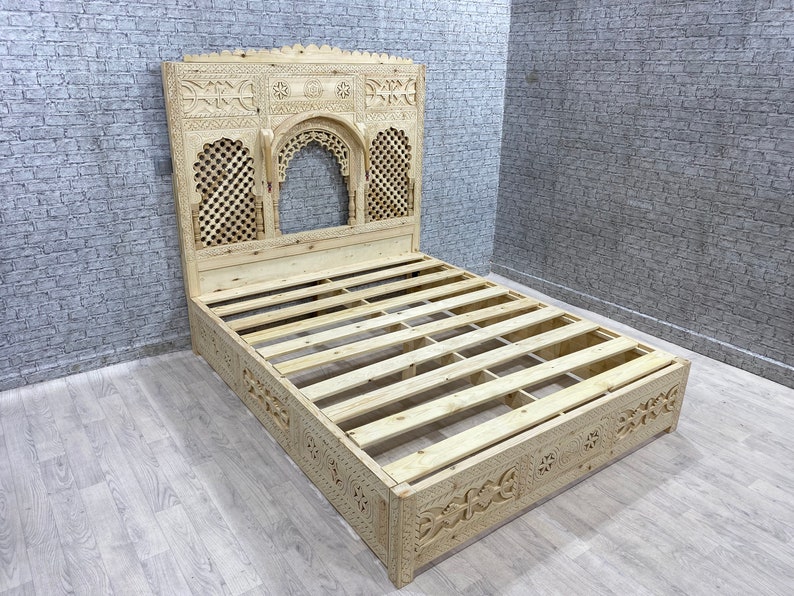 Fabulous Traditional Frame Bed Moroccan Bed Custom Frame - Etsy