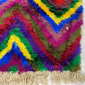 Multi Color Berber Rug, Fantastic Moroccan Carpet, Home Decor ( 138x193 ...