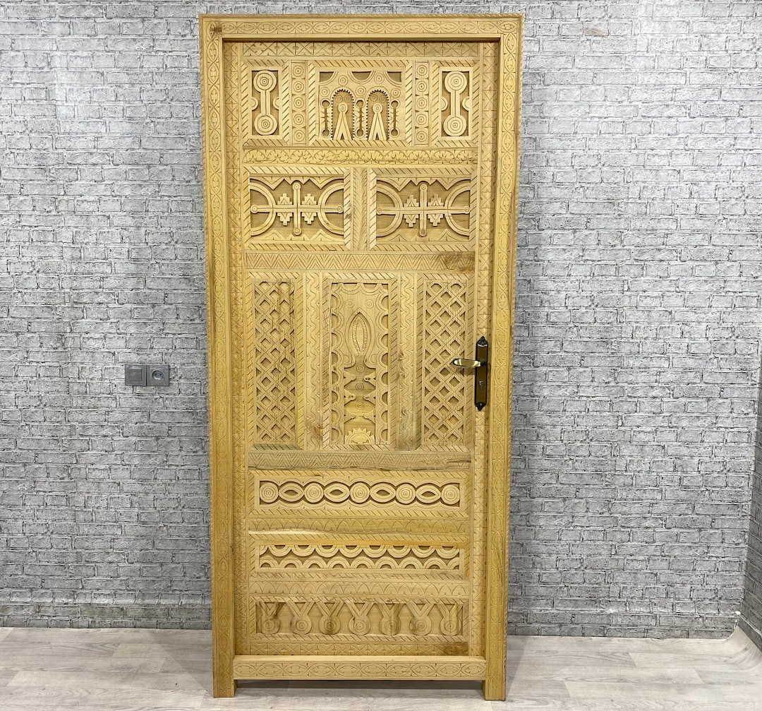 Moroccan Berber Door, Handmade Door, Interior Door, Custom Door, Single ...