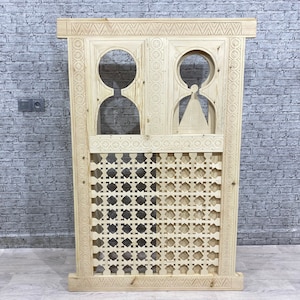 Fantastic Moroccan Window, Wooden Window, Custom Windows, Berber ...