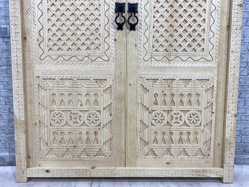 Lovely Moroccan Door Handmade Berber Door 100% Red Wood - Etsy
