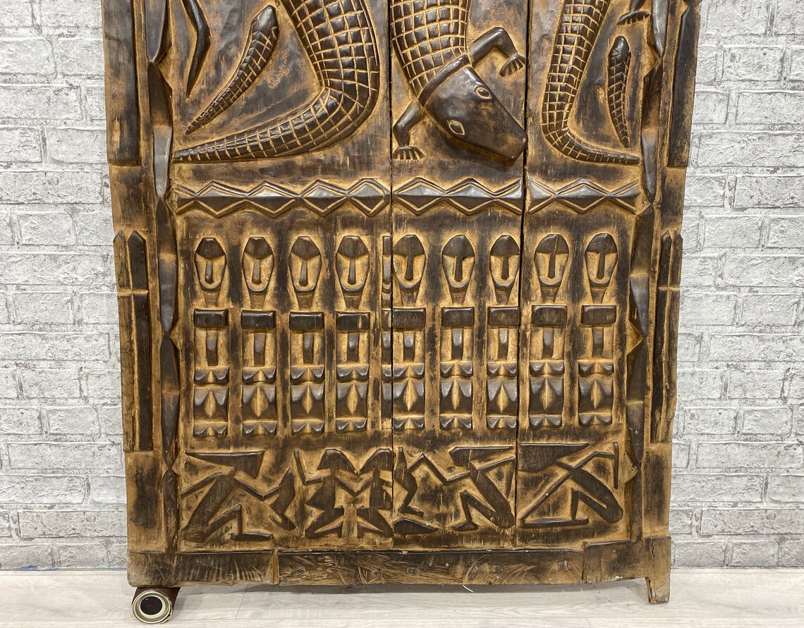 Dragon Door Old Mali Door African Traditional Door Door | Etsy