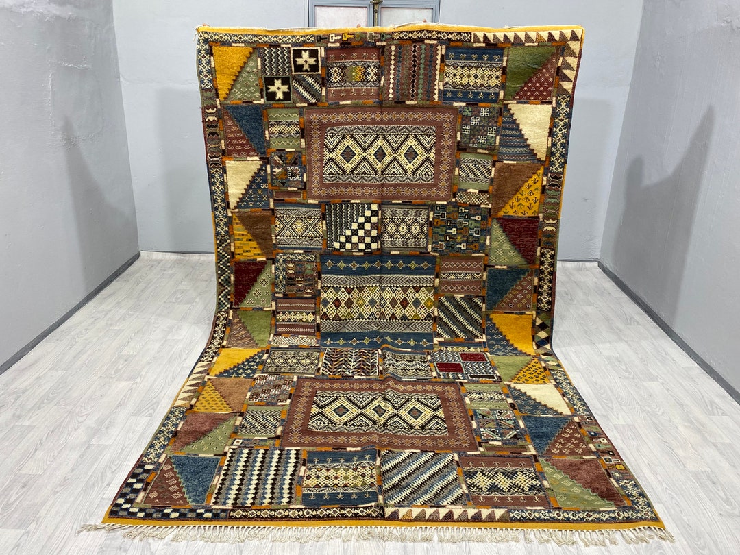 Amazing Taznakht Berber Carpet, Multi Color Carpet, Living Room Rug ...