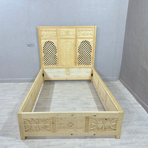 Moroccan Bed Frame, Bedroom Design, Handmade Bed Frame, Custom Bed ...