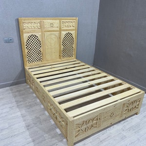 Moroccan Bed Frame, Bedroom Design, Handmade Bed Frame, Custom Bed ...