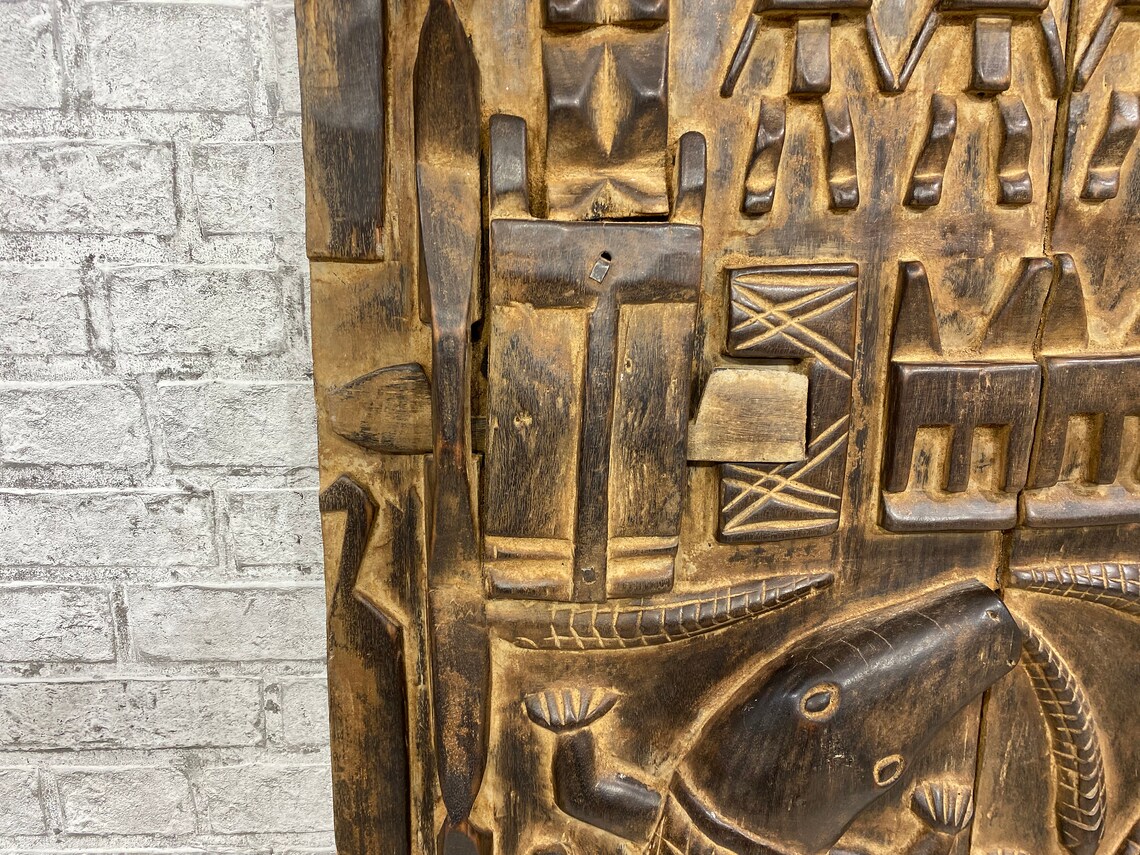 Dragon Door Old Mali Door African Traditional Door Door | Etsy