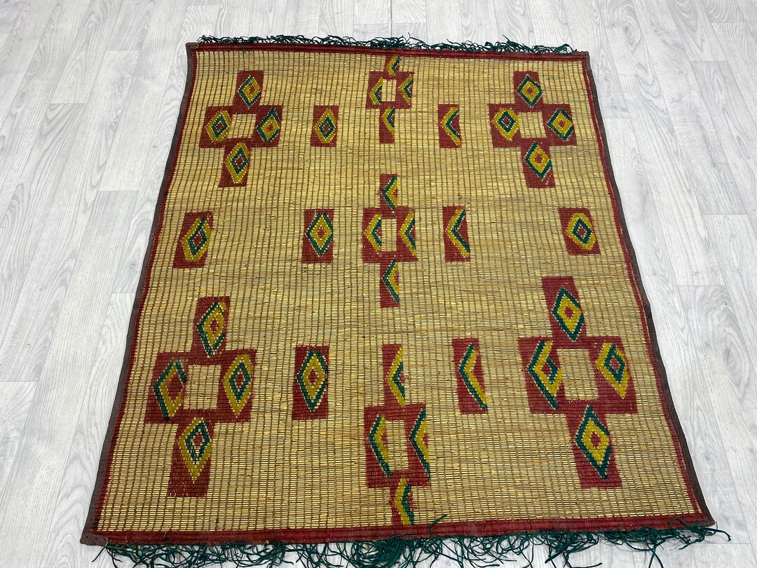 Wonderful Tuareg Mat, Old Tuareg Mat, Home and Living ( 107 X 123 CM ...