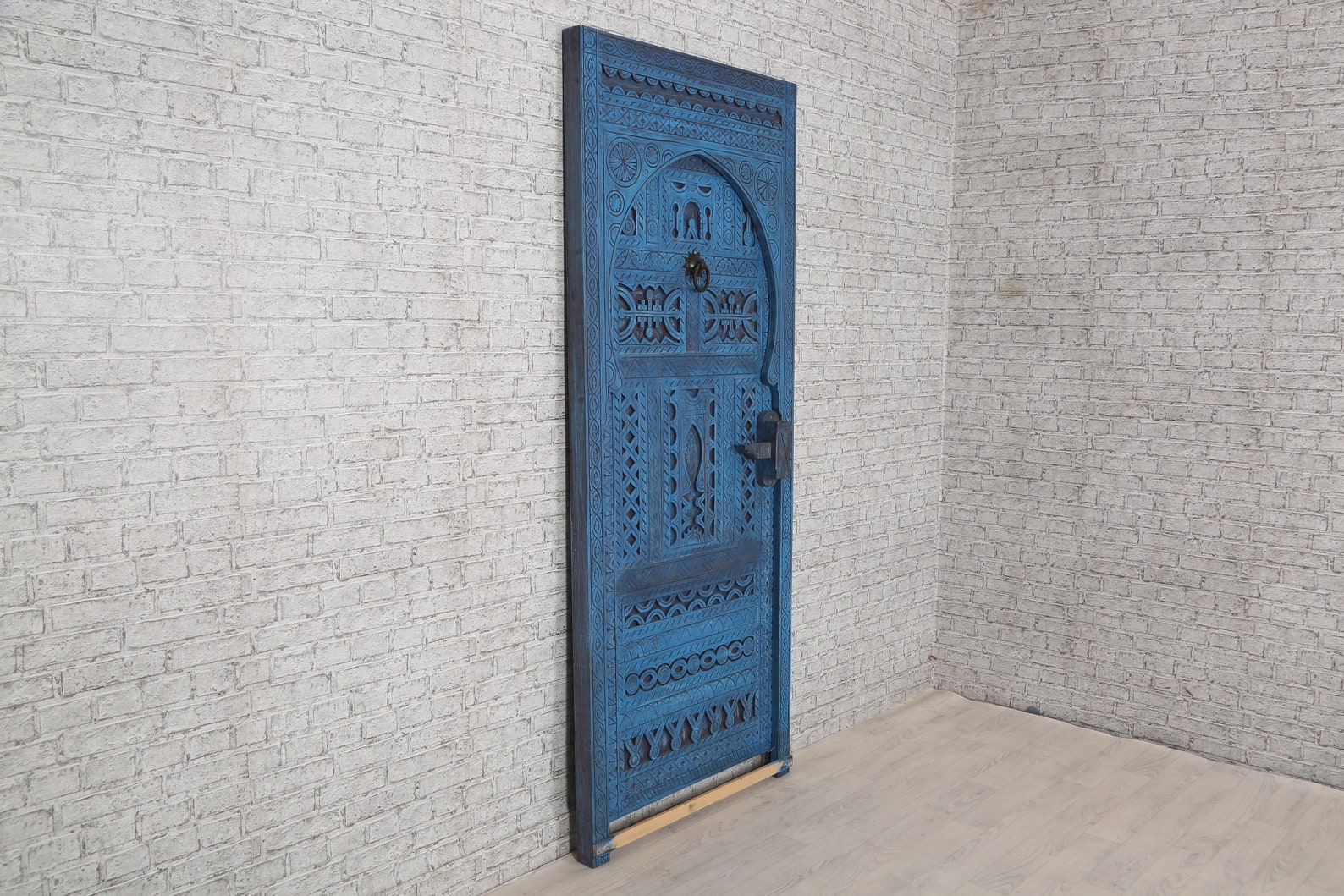 Unique Moroccan Door Handmade Berber Door Blue Door Custom - Etsy