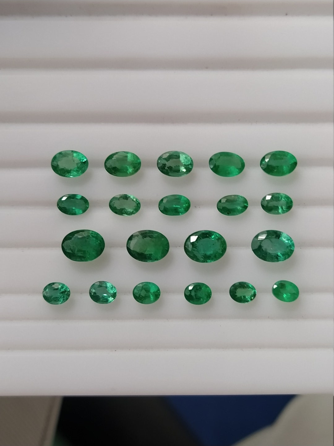 Natural Emerald Oval Shape Faceted, Loose Unused Stone, Emerald Oval ...