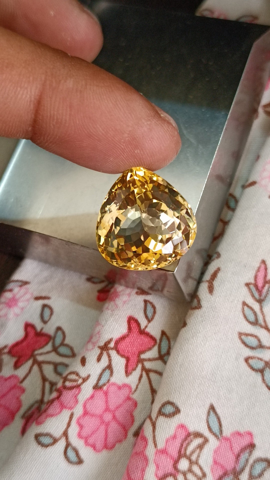 Natural Citrine Heart Shape Faceted, Citrine Gemstone, Natural Citrine ...