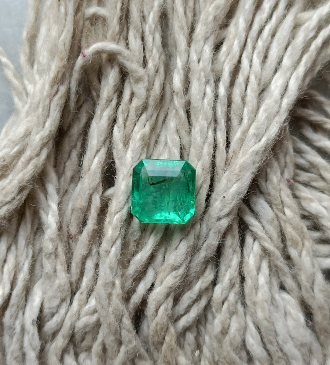 2ct,natural Emerald Asscher Cut, Emerald Square Octagon, Emerald ...