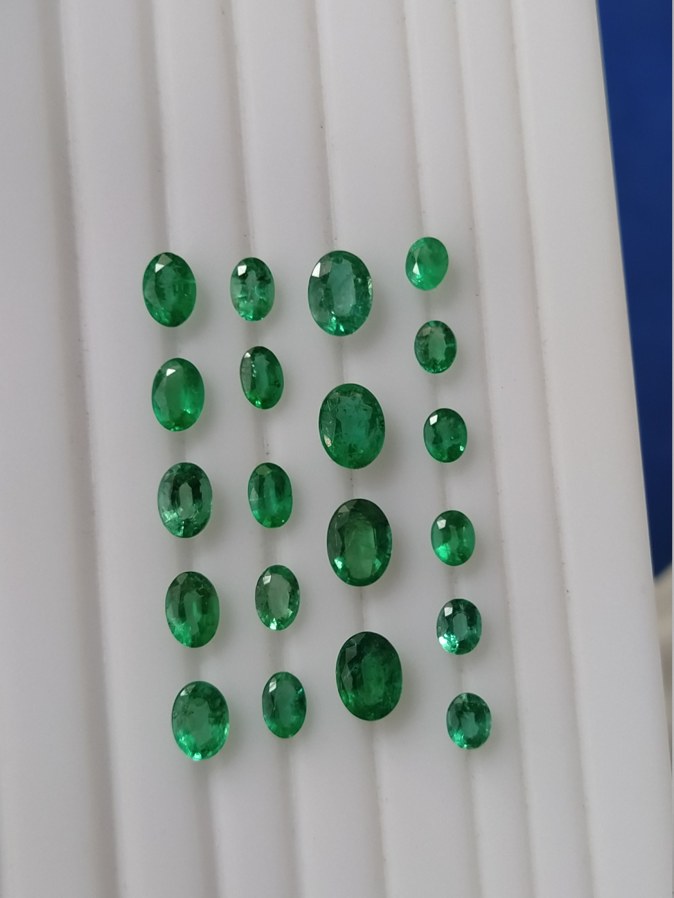 Natural Emerald Oval Shape Faceted Loose Unused Stone - Etsy