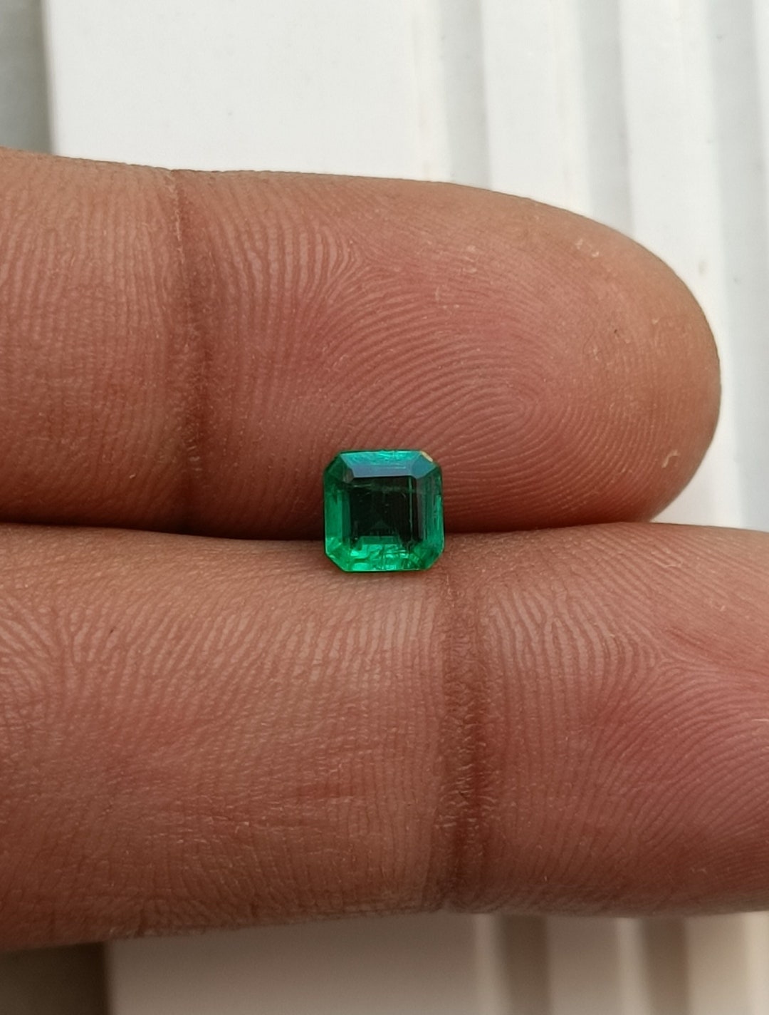 Natural Emerald Asscher Cut, Emerald Asscher Cut 0.70CT, Emerald Cut ...