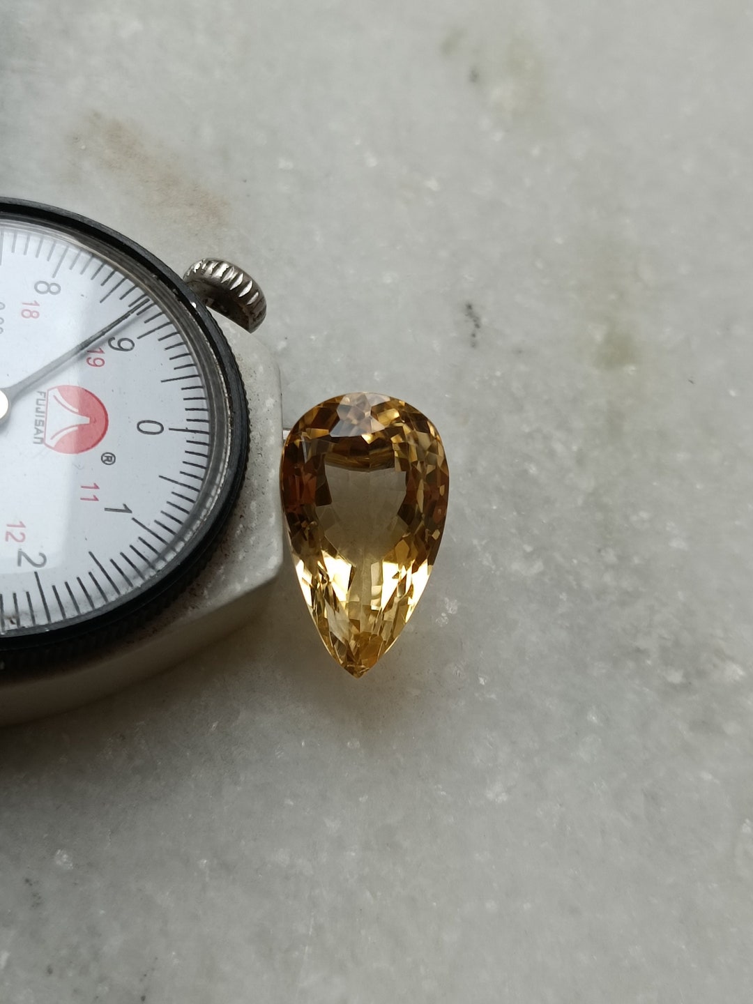 Natural Citrine Gemstone Yellow Citrine Loose Citrine Pear - Etsy