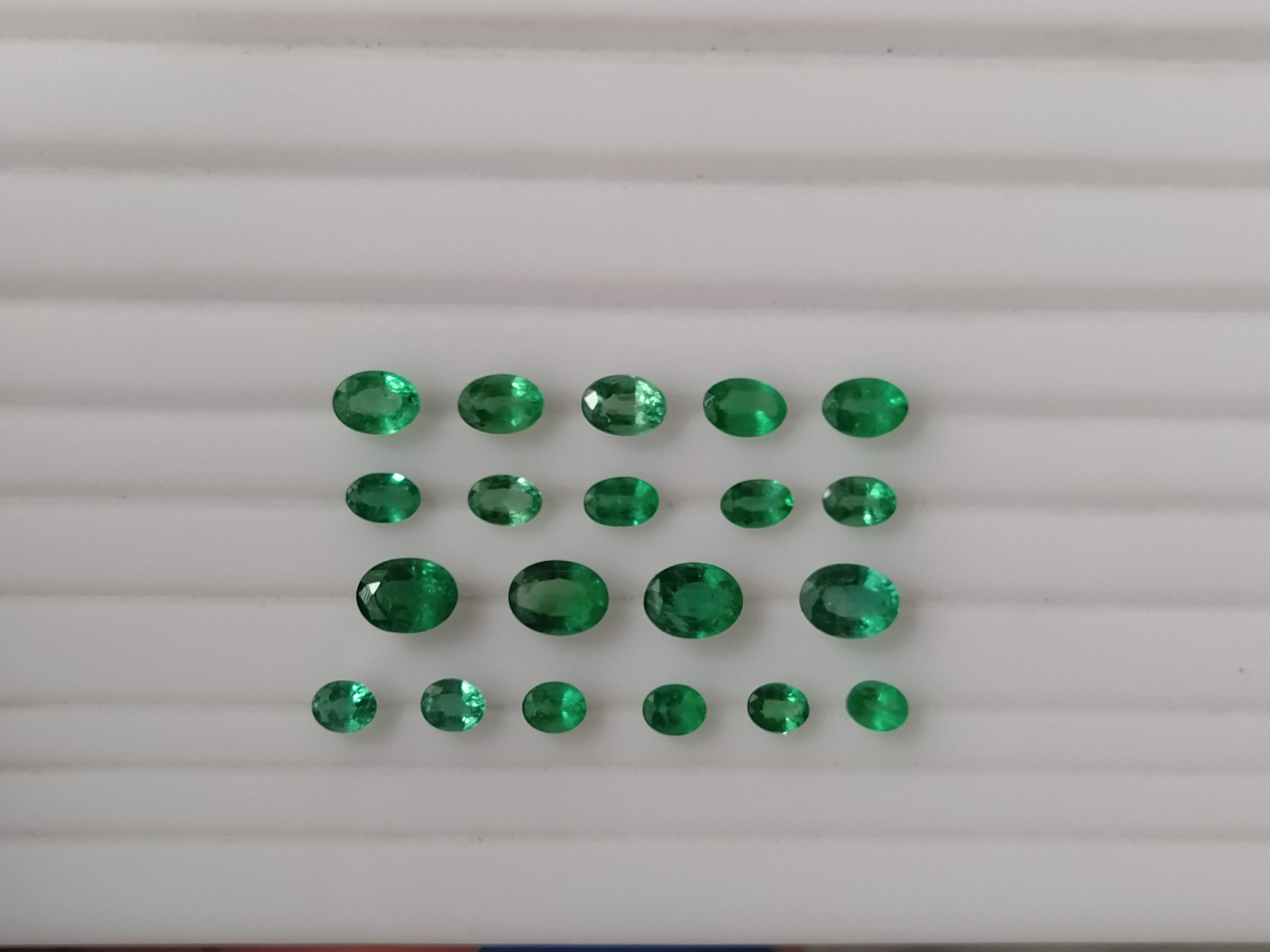 Natural Emerald Oval Shape Faceted Loose Unused Stone - Etsy