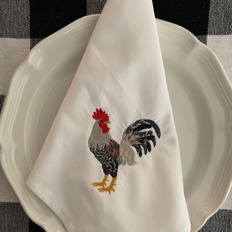 Rooster Table Cloth - Etsy