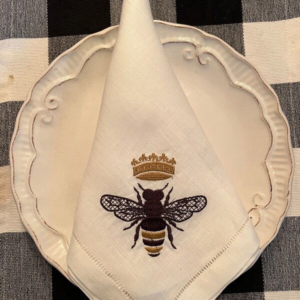 Bee Napkins - Etsy