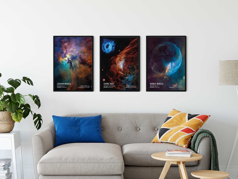 Hubble Space Telescope Poster Prints HST JWST NASA Wall - Etsy UK