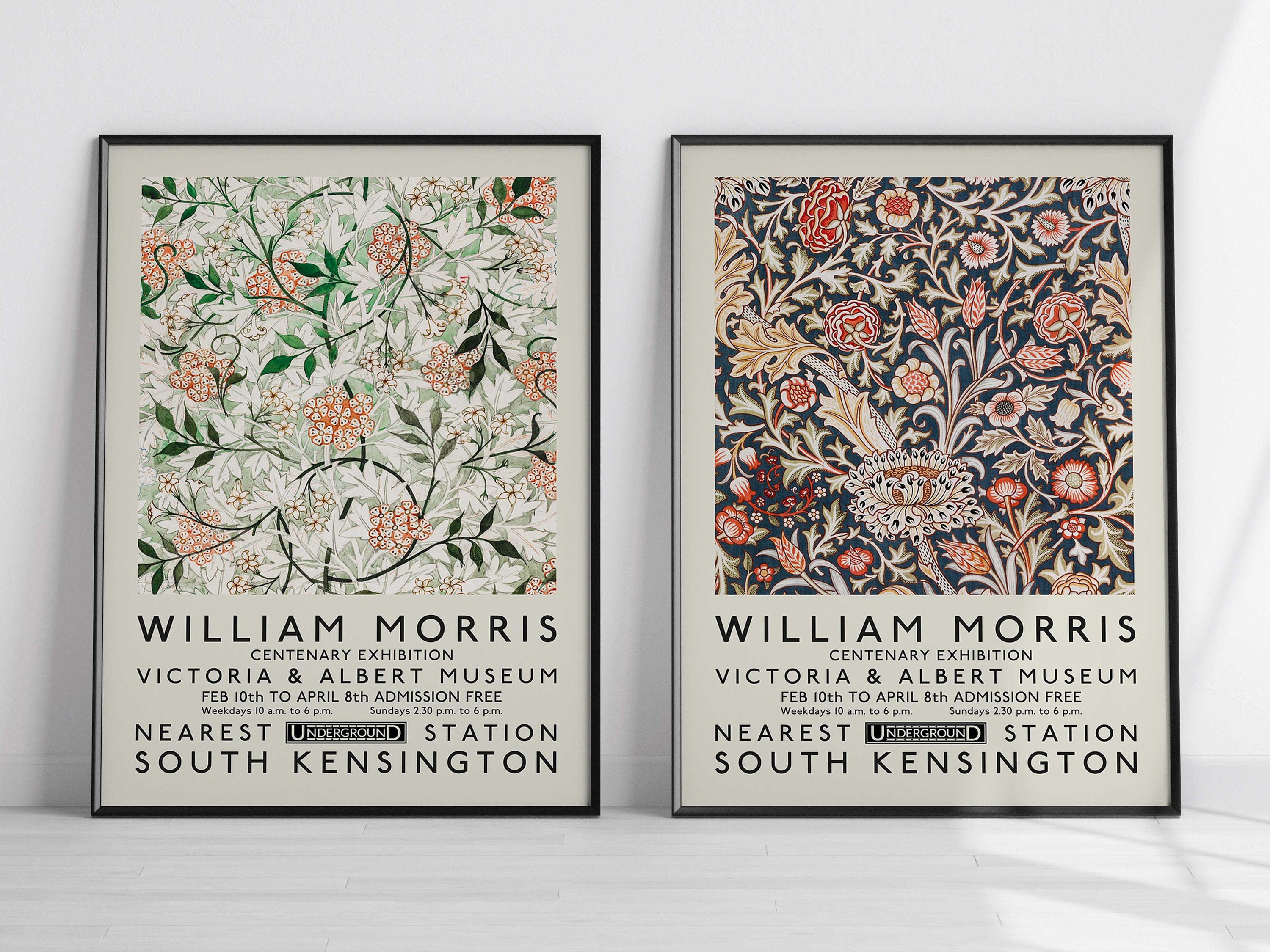 William Morris Poster Set Vintage Art Home/wall Decor Wall - Etsy UK