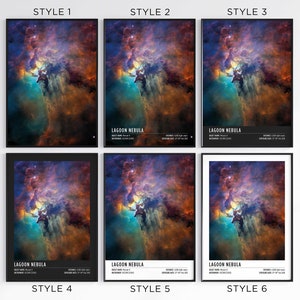 Hubble Space Telescope Poster Prints, HST, JWST, NASA, Wall Art Decor ...