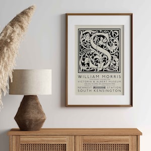 William Morris Letters/alphabet Prints, Vintage Art, Home/wall Decor ...