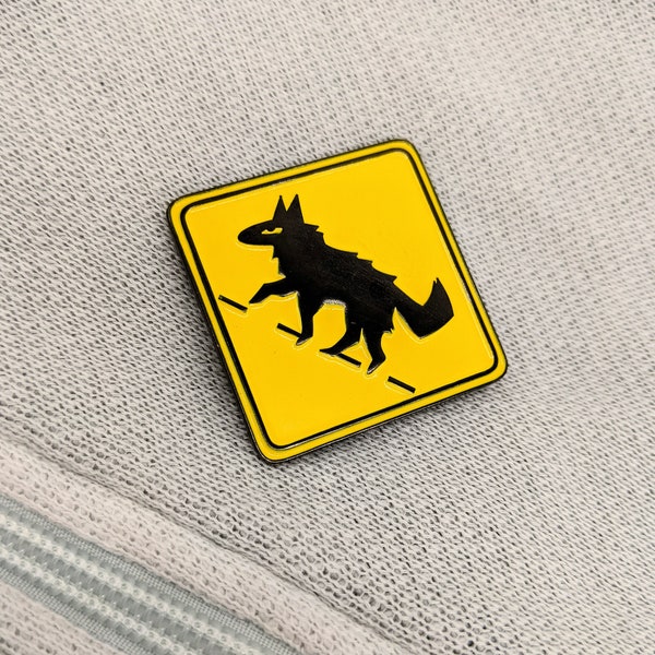 Coyote Enamel Pin - Etsy