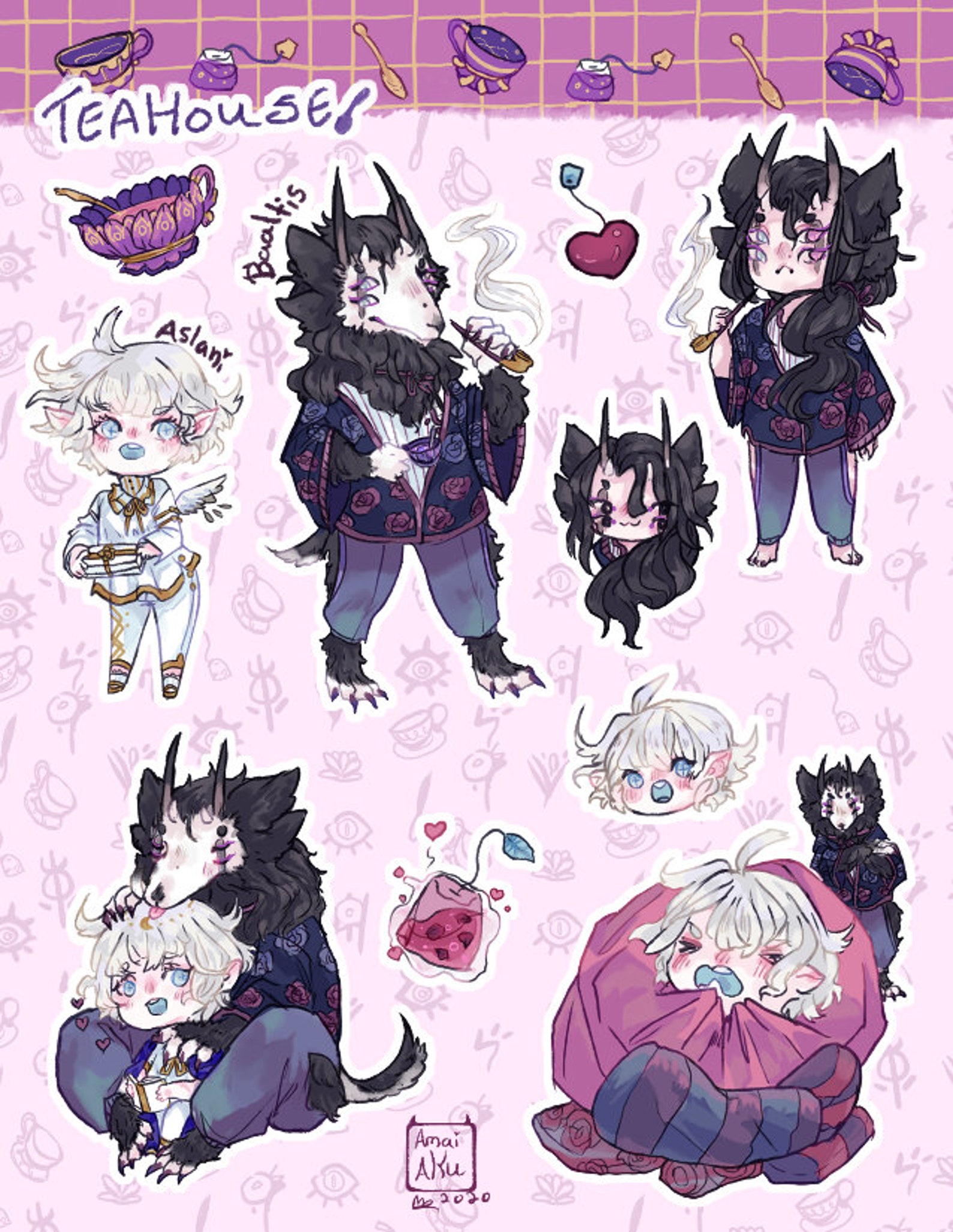 Demon Vinyl Sticker Sheets - Etsy