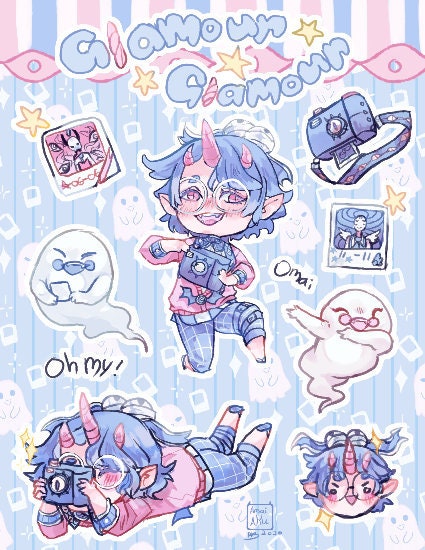 Demon Vinyl Sticker Sheets - Etsy