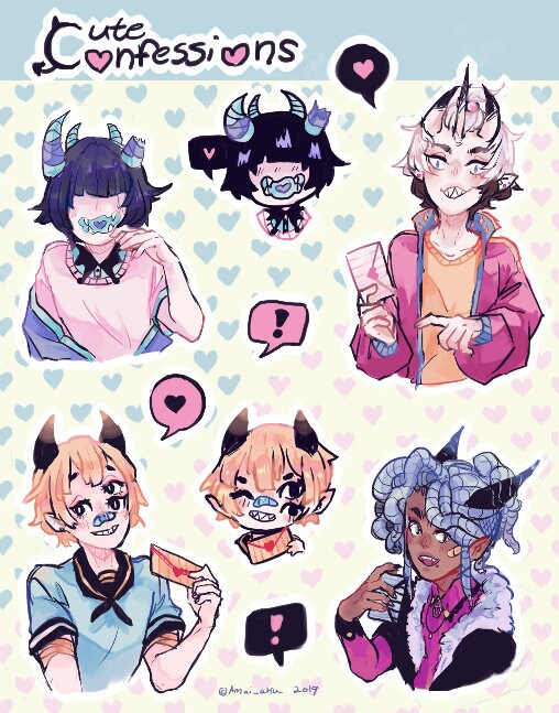 Demon Vinyl Sticker Sheets - Etsy