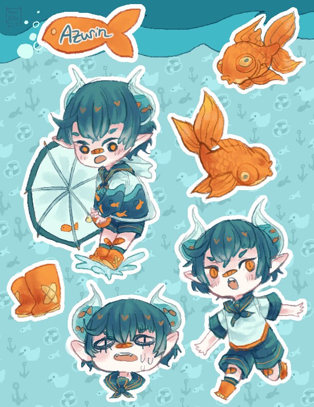 Demon Vinyl Sticker Sheets - Etsy