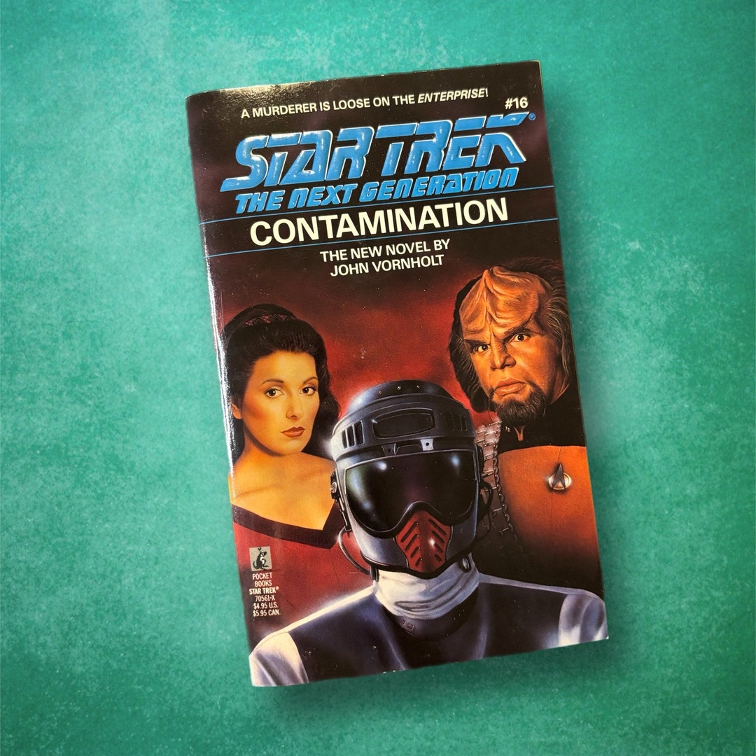 Star Trek the Next Generation Book 16 Contamination Vintage 90s Sci Fi ...