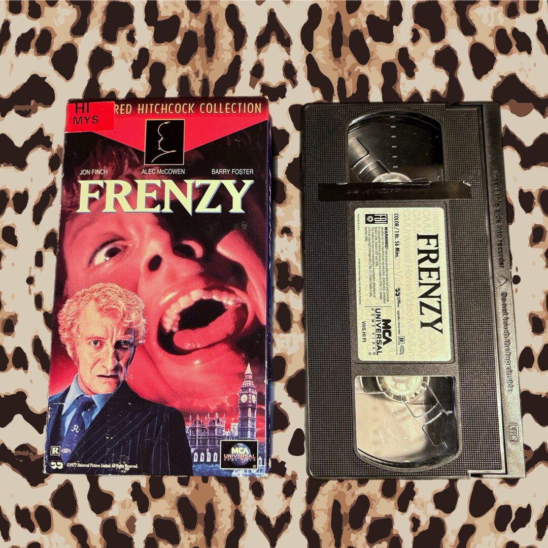 Alfred Hitchcock’s Frenzy (1972) Vintage Mystery Thriller VHS Tape - Etsy