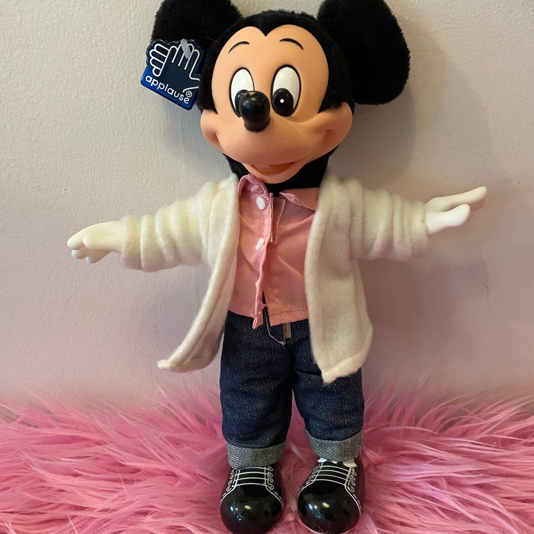 Vintage Applause Mickey Mouse 11.5 Stand up Plush in 1950s - Etsy