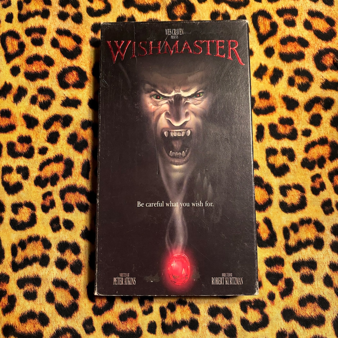 Wishmaster 1997 Horror Fantasy VHS Tape - Etsy