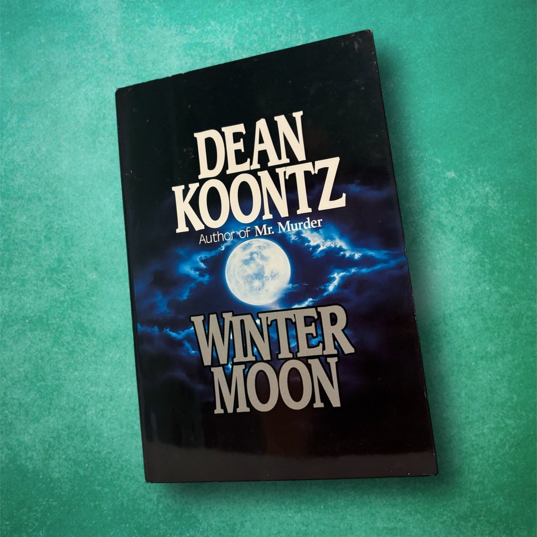 Winter Moon by Dean Koontz Vintage 90s Hardcover Horror Thriller Book ...