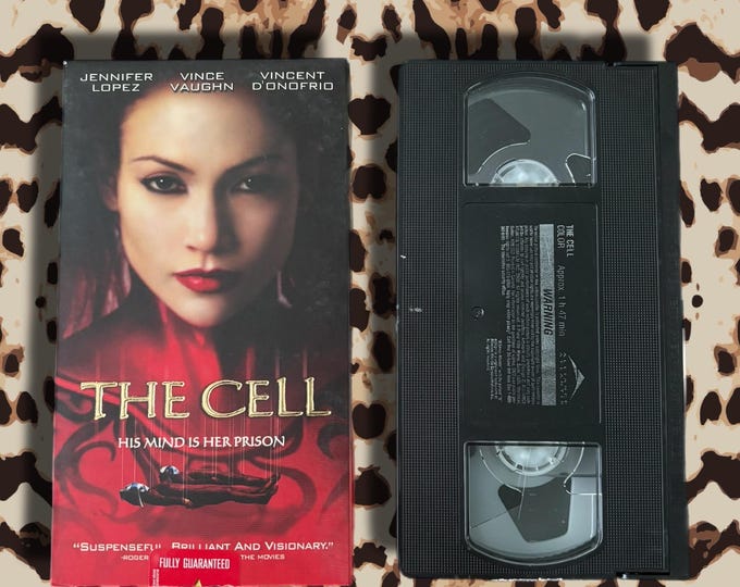 The Cell (2000) Horror Thriller VHS Tape Starring Jennifer Lopez ...