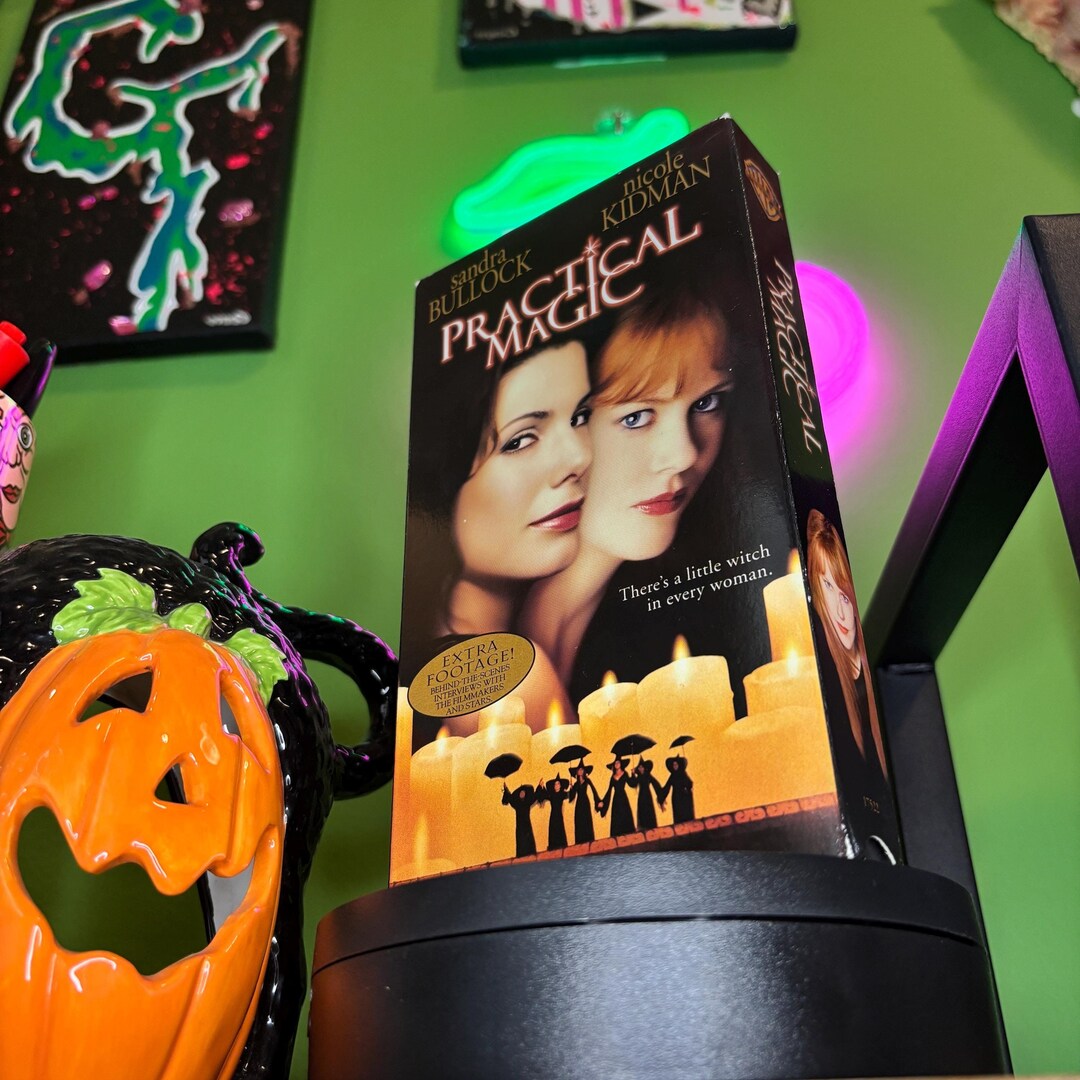 Practical Magic 1998 Vintage VHS Tape With Extra Footage Starring ...