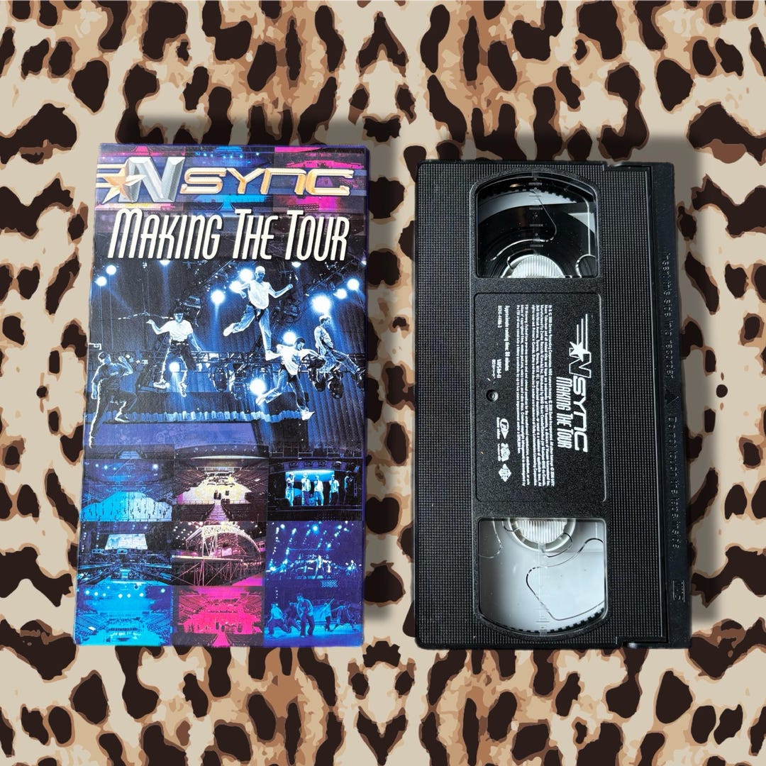 Nsync Making the Tour Vintage 2000 Pop Music VHS Tape, Nostalgic Gift ...