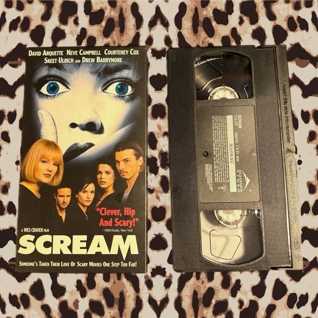 Scream (1996) Vintage Horror Slasher VHS Tape - Etsy