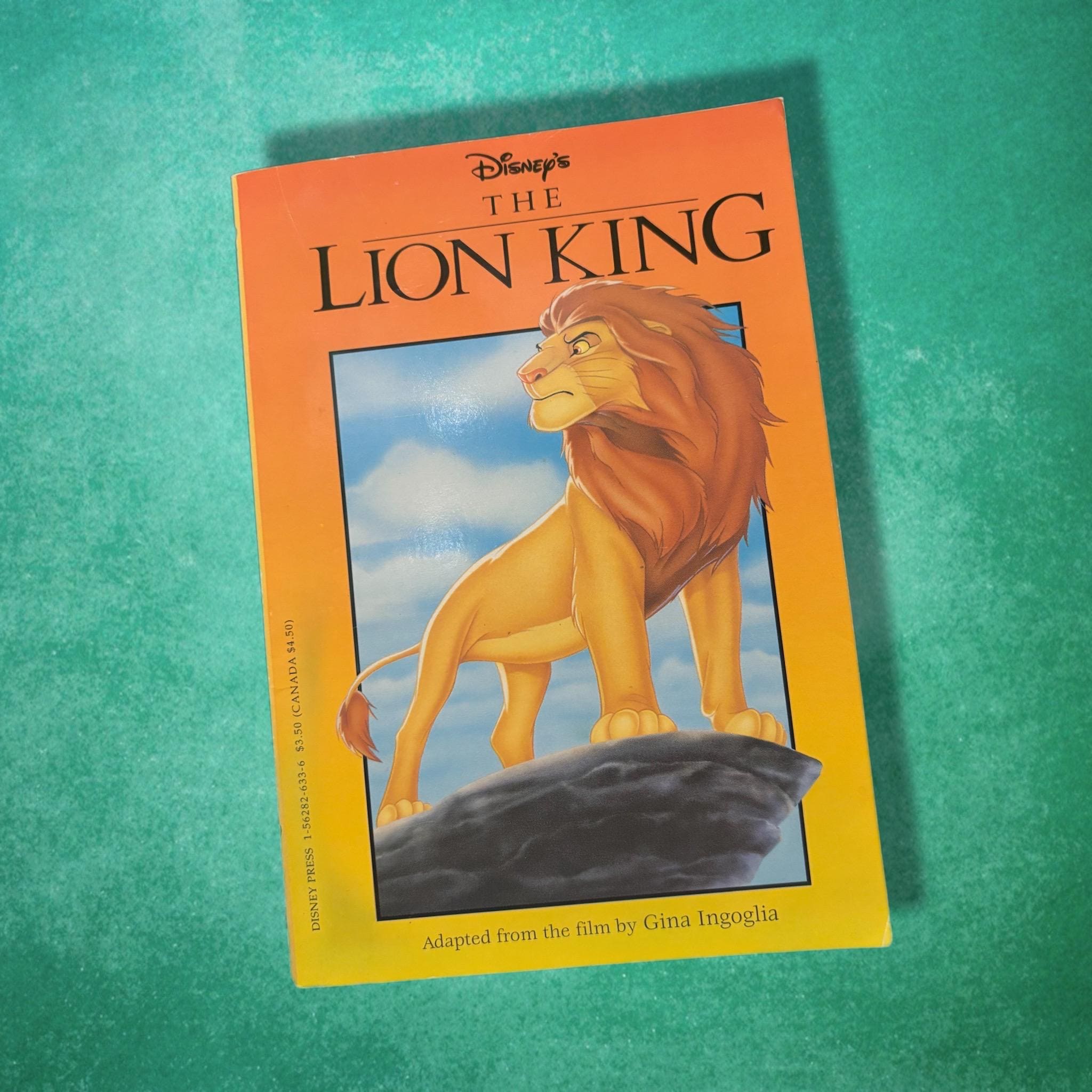 Vintage 90s Disney’s the Lion King Paperback Book Movie Novelization - Etsy