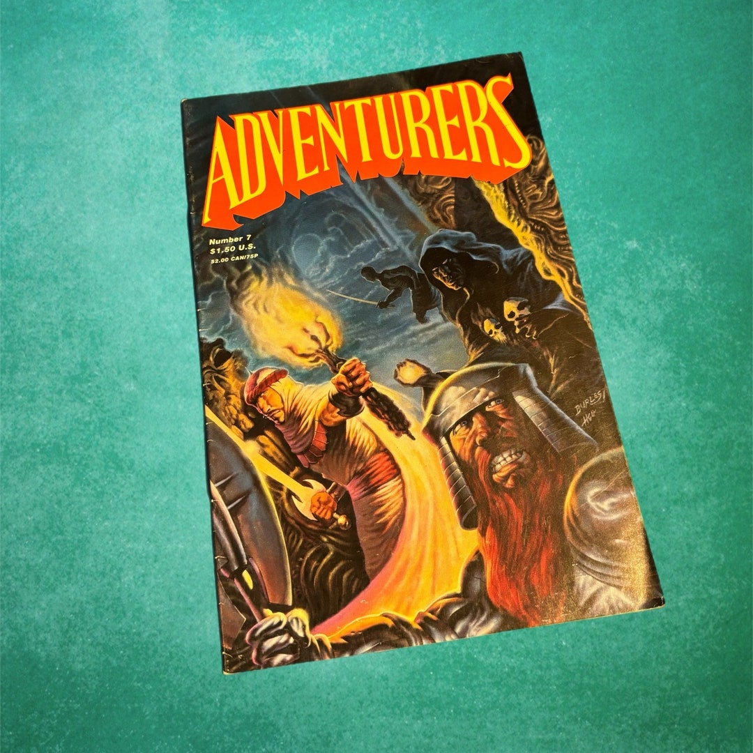 Adventurers Issue Number 7 Vintage Fantasy Comic Book - Etsy