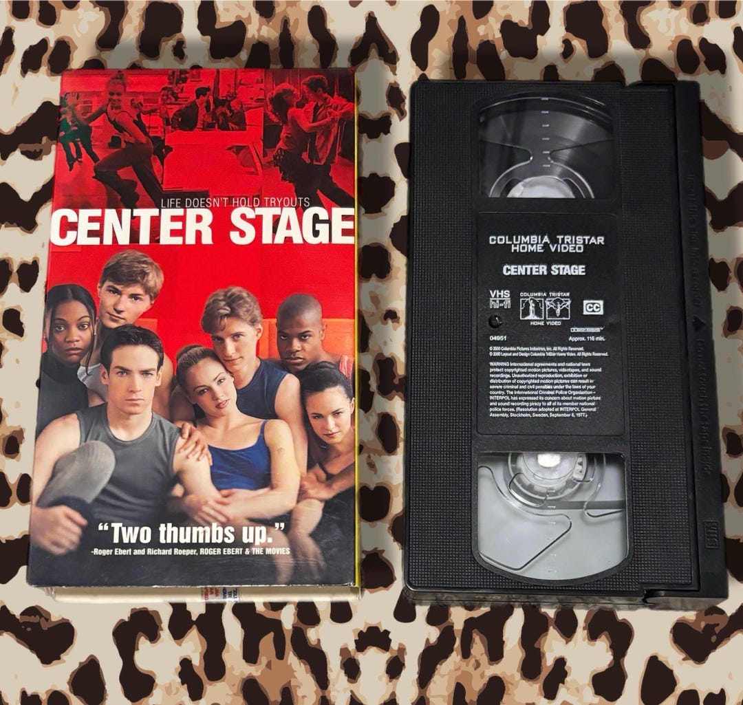 Center Stage (2000) Nostalgic Dance Drama VHS Tape - Etsy