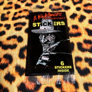 Unopened Pack of Vintage 90s A Nightmare on Elm Street Collectible ...