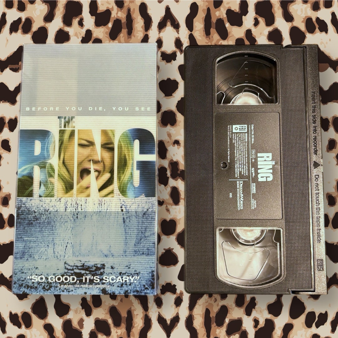 The Ring 2002 Horror VHS Tape With Clear Sleeve - Etsy