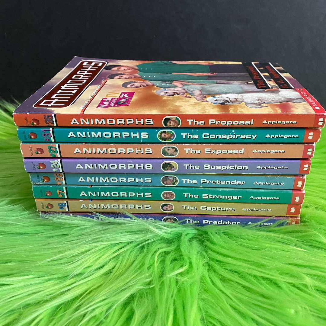 Lot of 8 Animorphs Books by K. A. Applegate Vintage 90s Scholastic Kids ...
